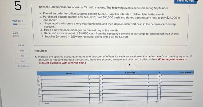 Solved Rawlco Communications operates 15 radio stations. The | Chegg.com