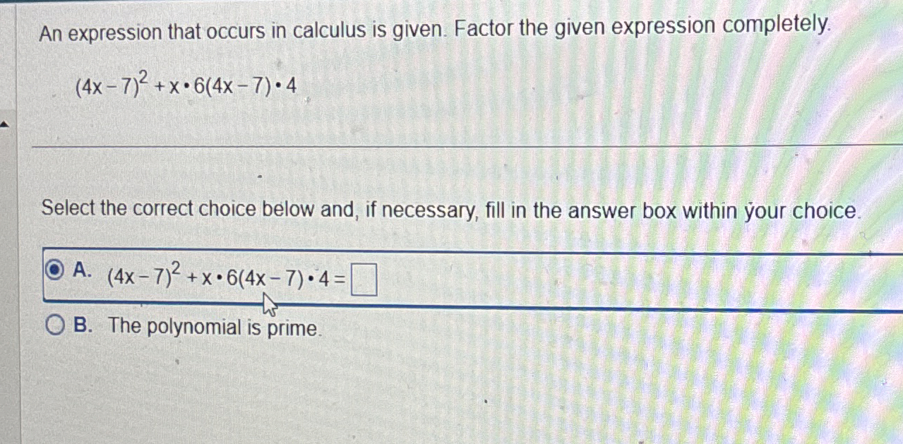 Solved An expression that occurs in calculus is given. | Chegg.com
