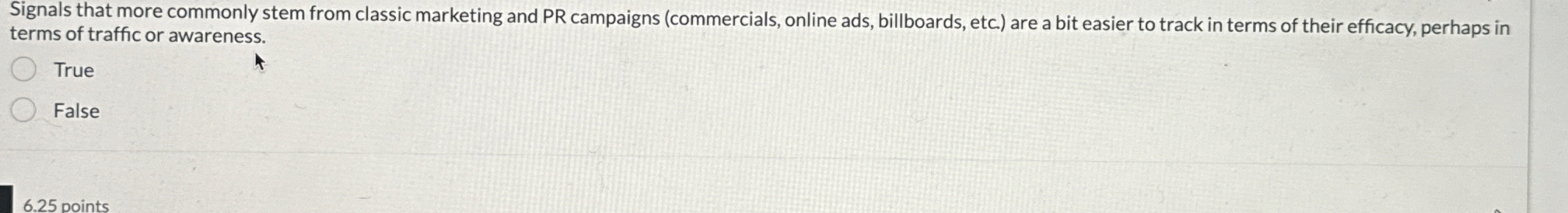 Solved Signals that more commonly stem from classic | Chegg.com