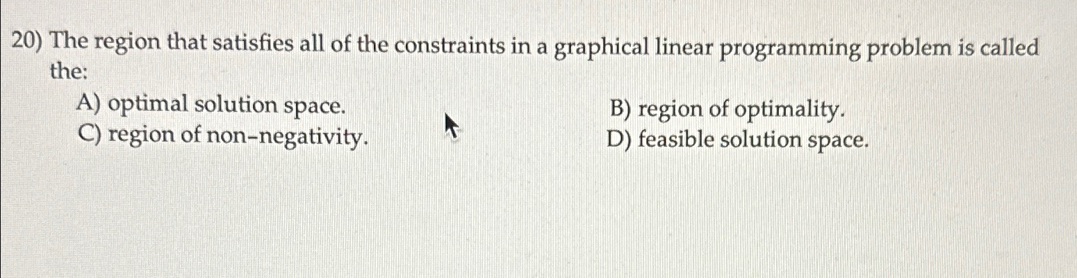 Solved The region that satisfies all of the constraints in a | Chegg.com