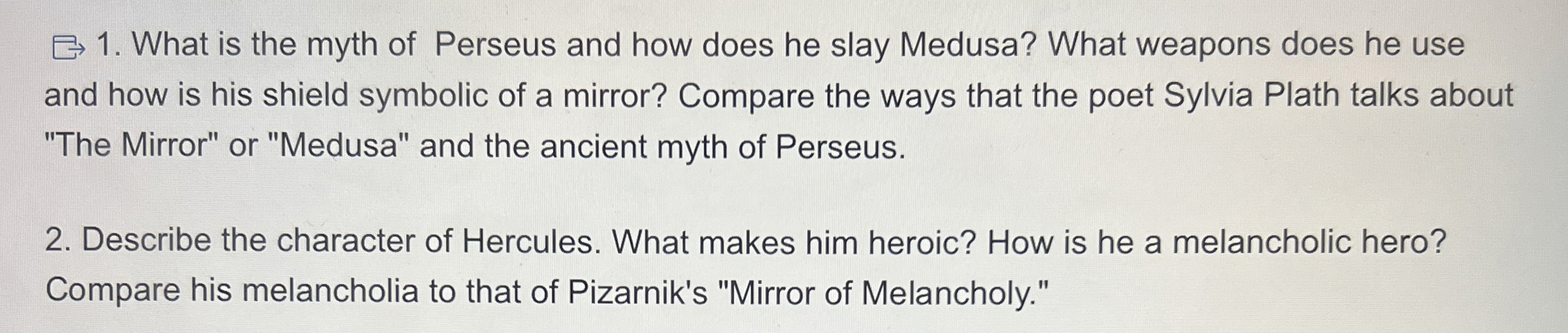 Solved What is the myth of Perseus and how does he slay | Chegg.com