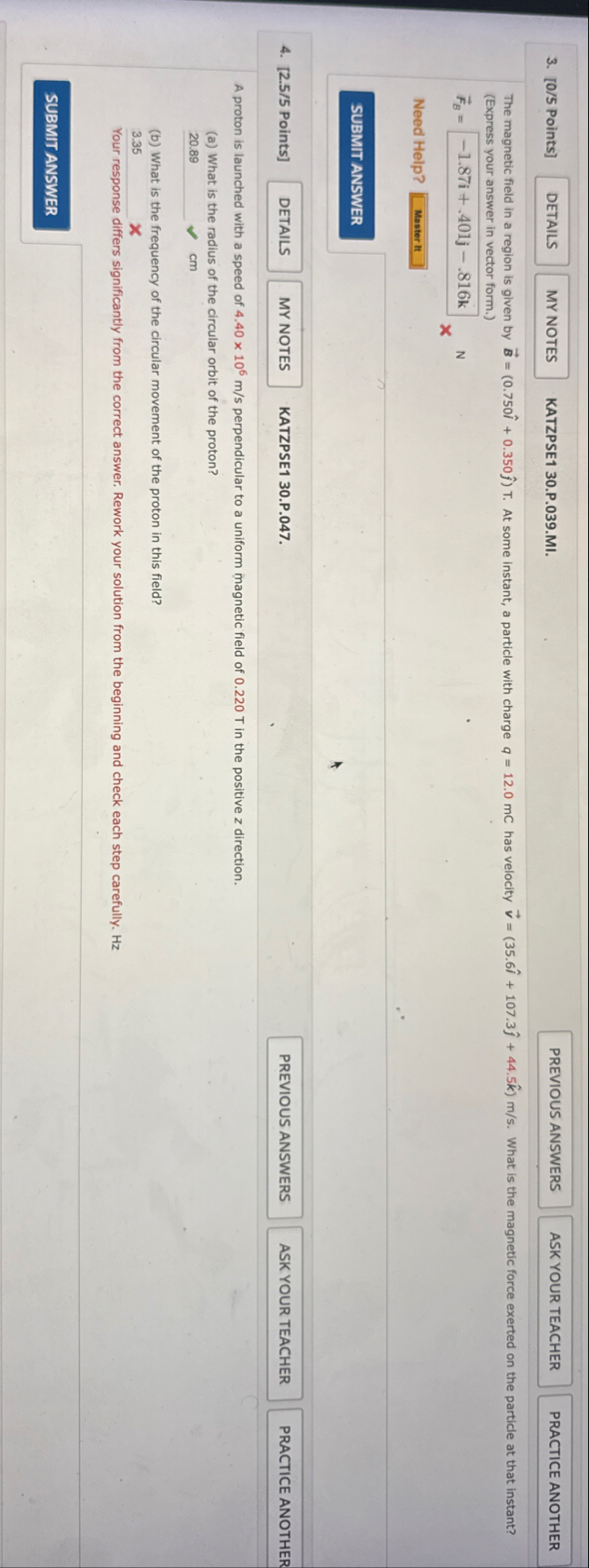 Solved [0/5 ﻿Points] ﻿KATZPSE1 30.P.039.MI. (Express your | Chegg.com