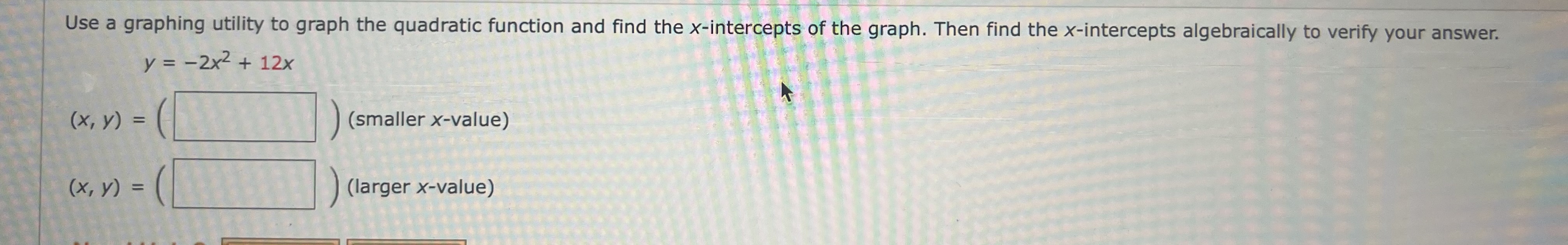 Solved Use a graphing utility to graph the quadratic | Chegg.com
