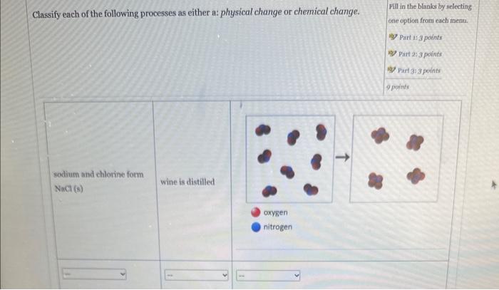 Solved Classify each of the following processes as either a: | Chegg.com