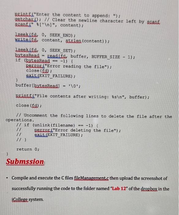 Solved Purpose: Learn how to do the file management using | Chegg.com