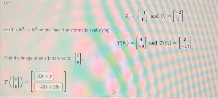 Solved Let Let T: R2 R2 be the linear transformation | Chegg.com Solved Let Let T: R2 R2 be the linear transformation | Chegg.com