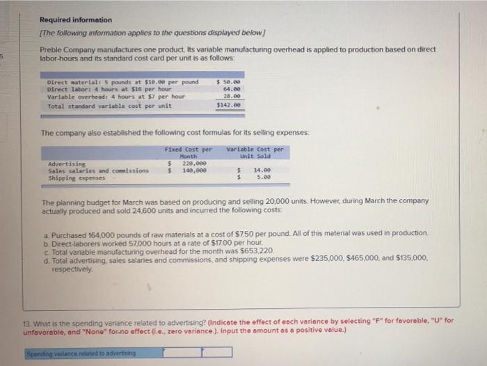 Solved 1. What is the direct labor efficiency variance for | Chegg.com