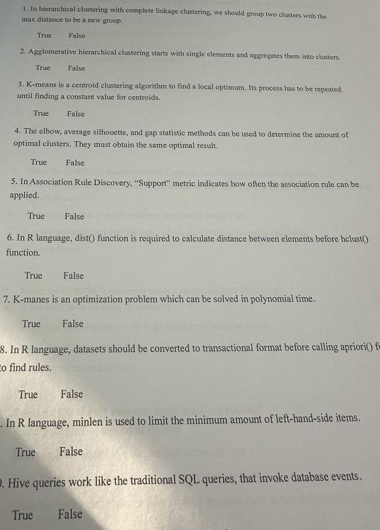 Solved L In Hierarchical Clustering With Complete Linkage