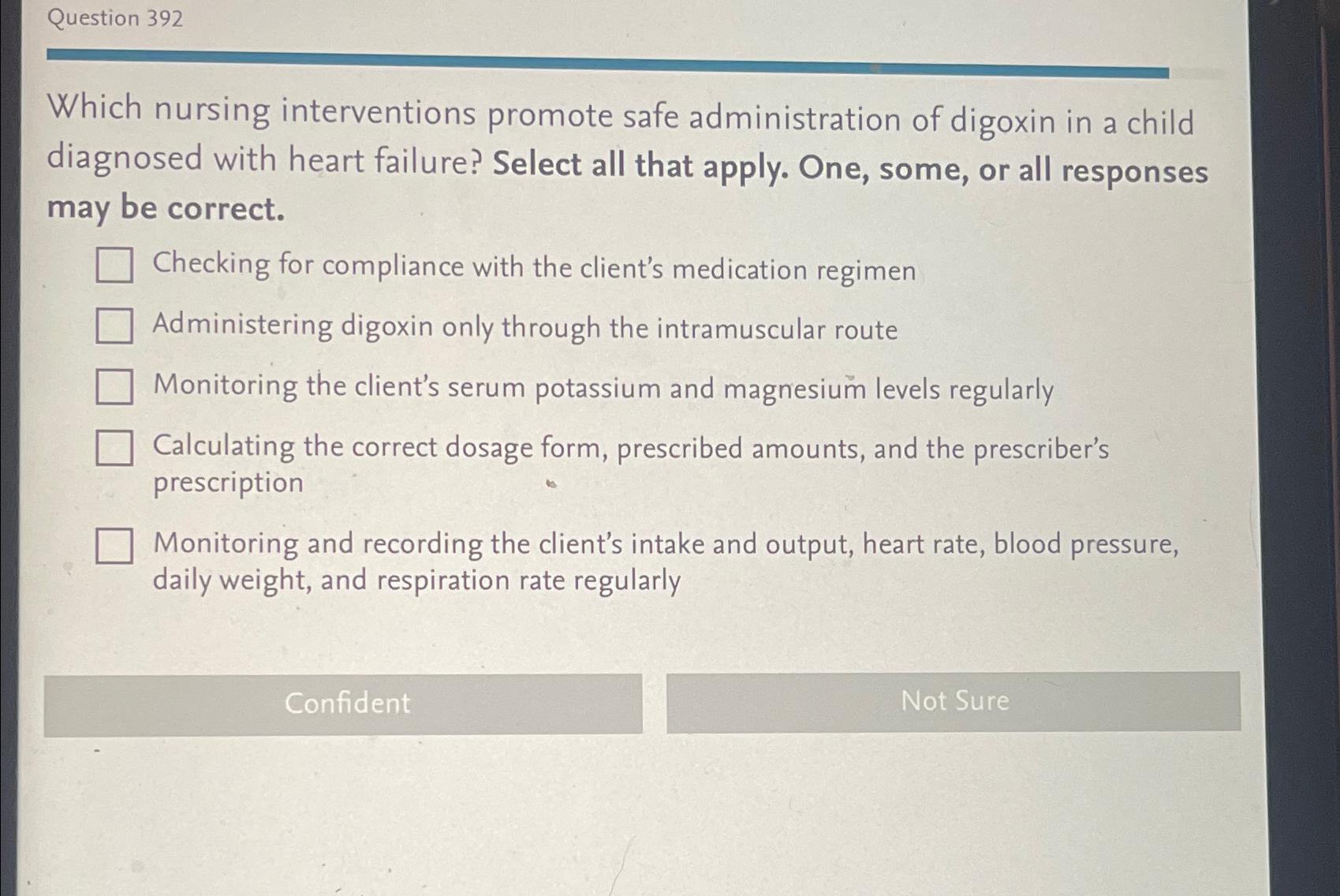 Solved Question 392Which nursing interventions promote safe | Chegg.com