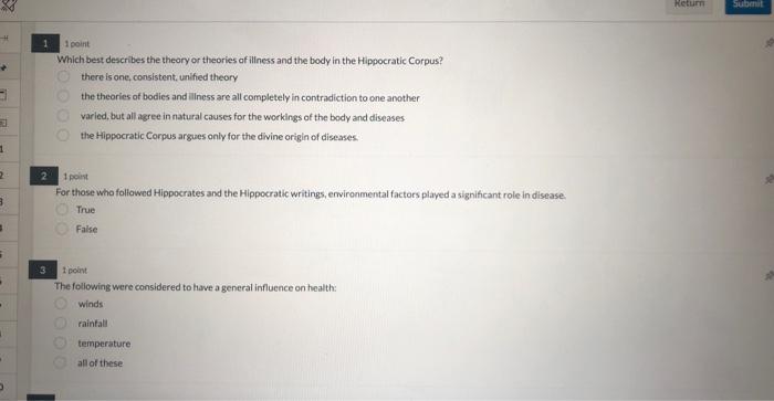 1 point Which best describes the theory or theories | Chegg.com