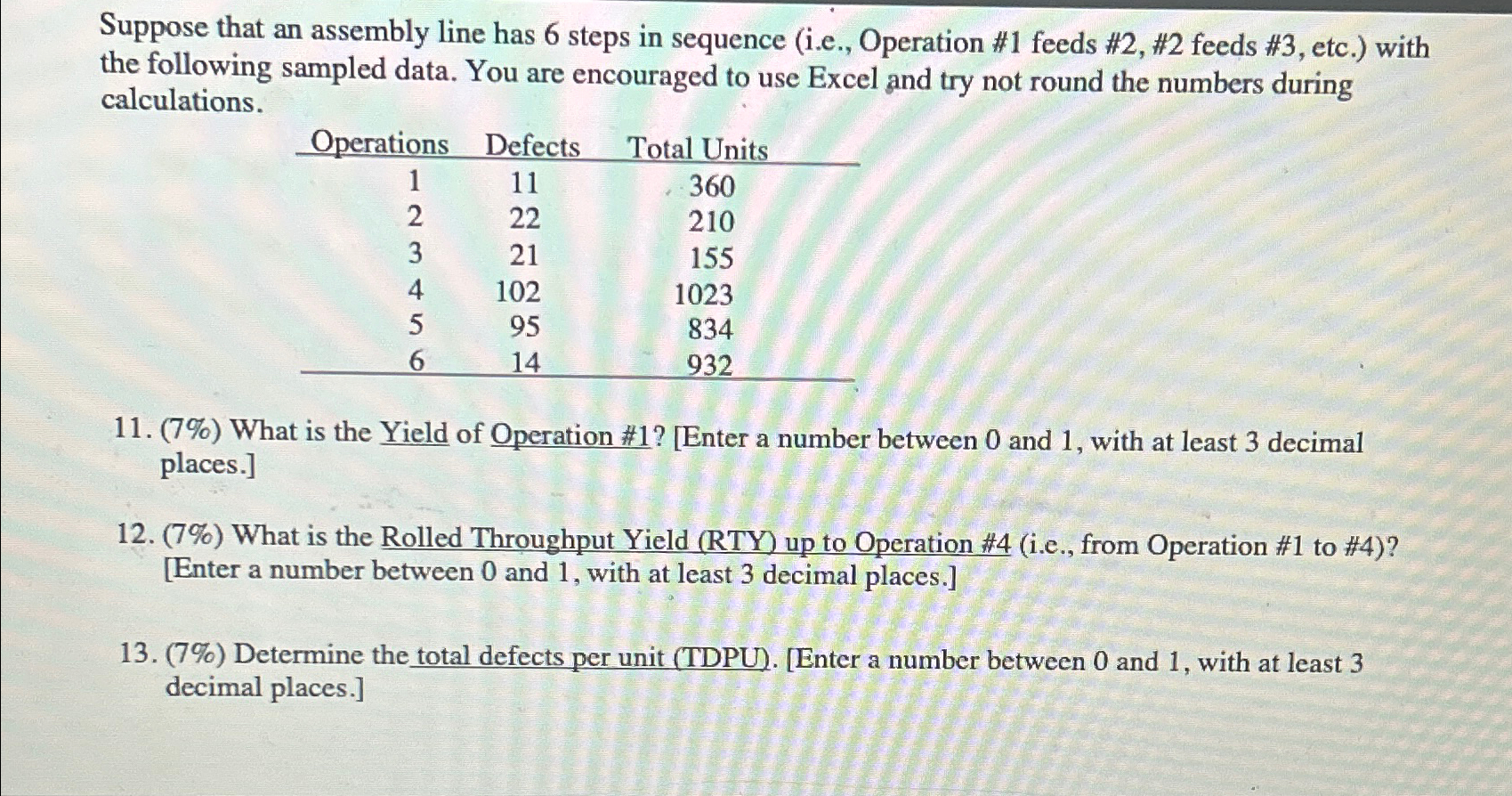 Suppose that an assembly line has 6 ﻿steps in | Chegg.com