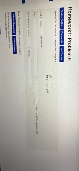 Solved Homework1: Problem 6 Next Problem Previous Problem | Chegg.com