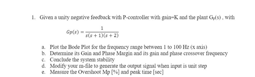 Solved Please show me the step in matlab and the chart | Chegg.com