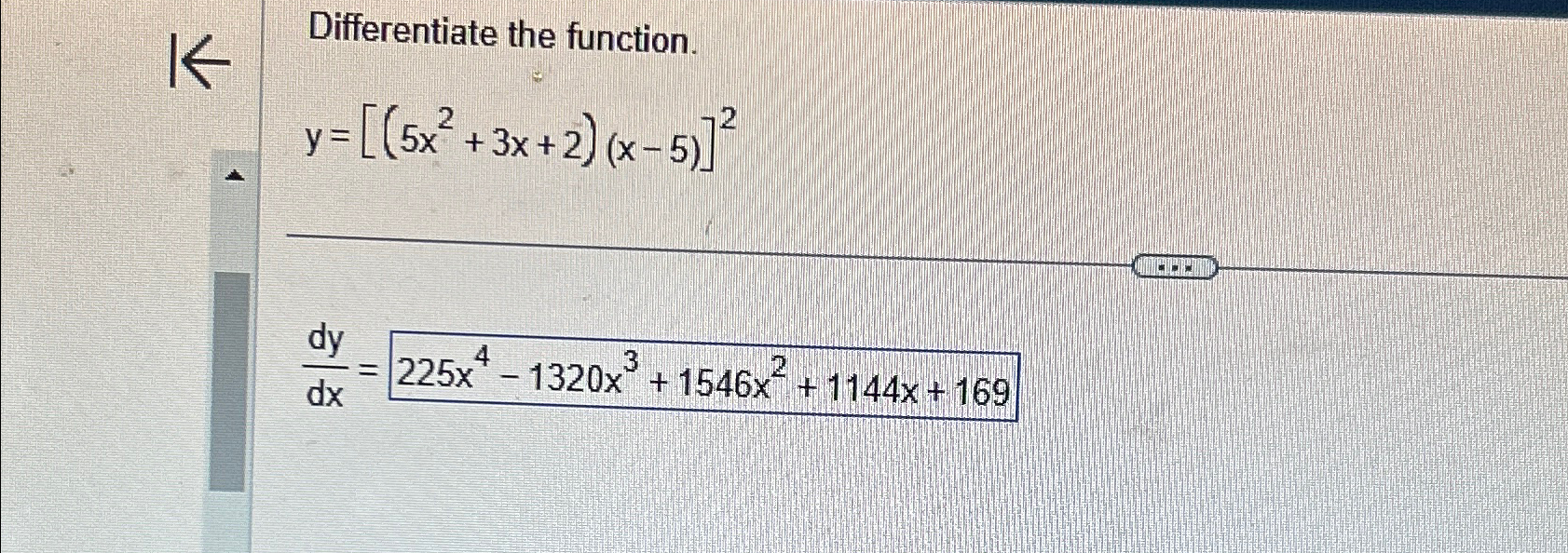 Solved Differentiate the | Chegg.com