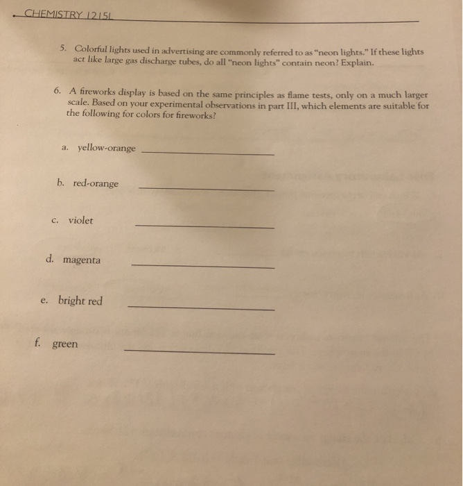 Solved POSTLAB Characterizing Elements NAME DATE SECTION | Chegg.com