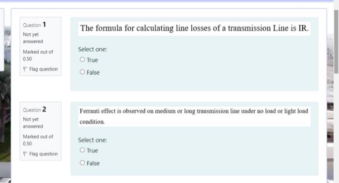 Solved The formula for calculating line losses of a | Chegg.com
