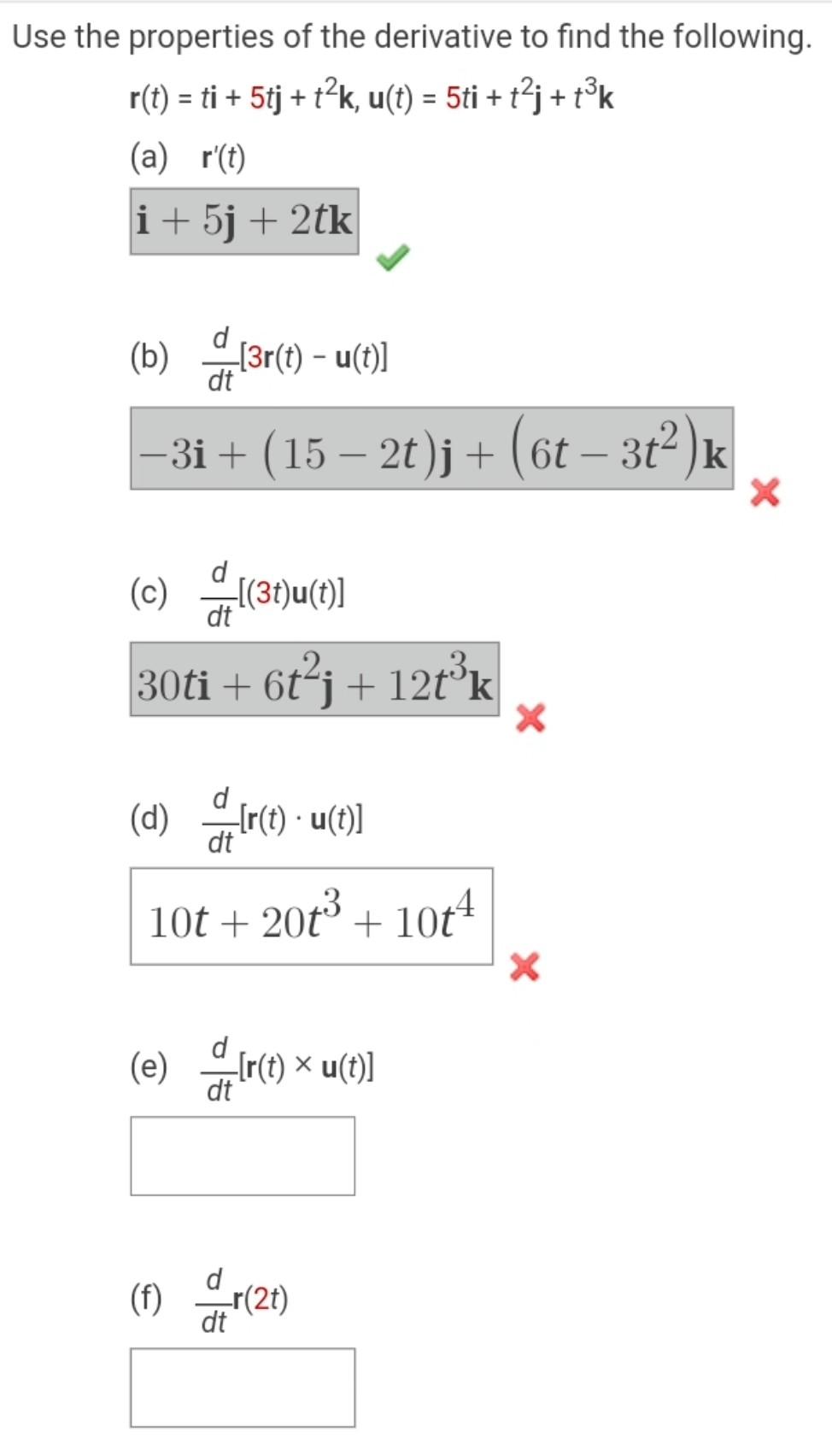 Solved Jse the properties of the derivative to find the | Chegg.com