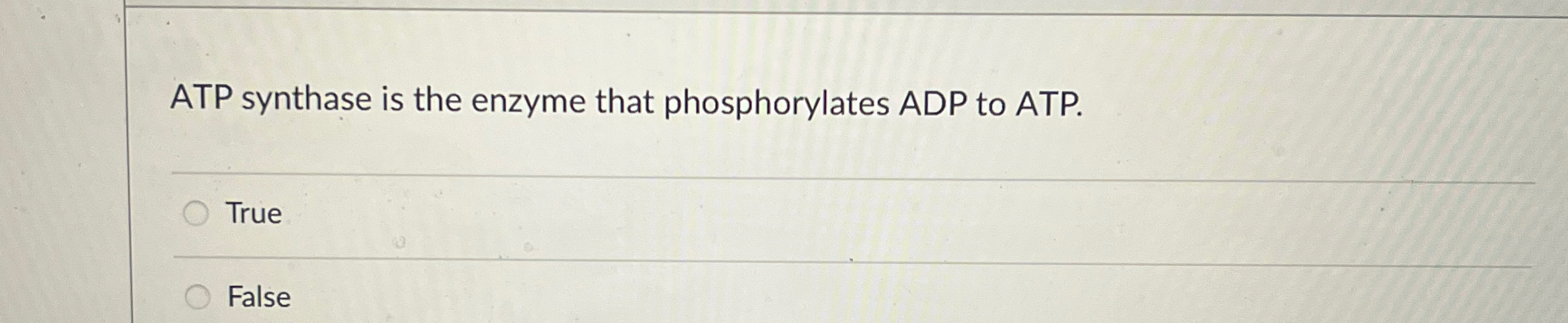 Solved ATP synthase is the enzyme that phosphorylates ADP to | Chegg.com