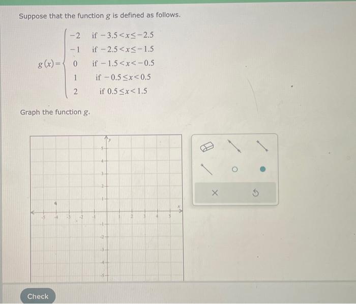Solved Suppose that the function g is defined as follows. | Chegg.com