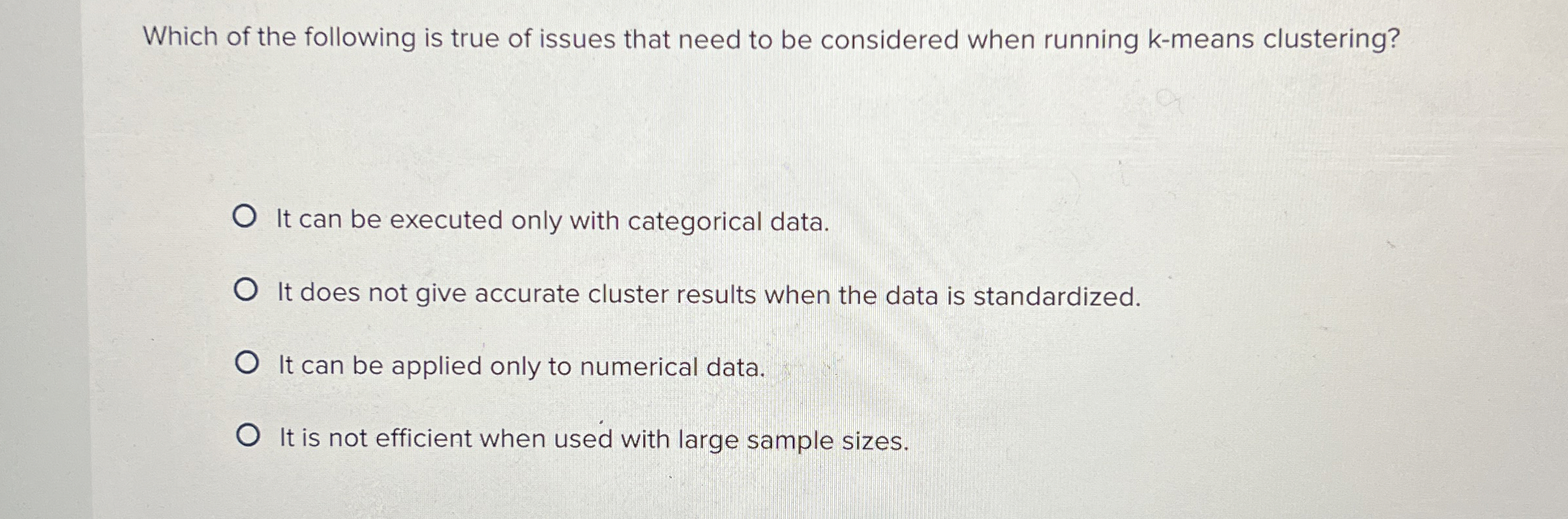 Solved Which of the following is true of issues that need to | Chegg.com
