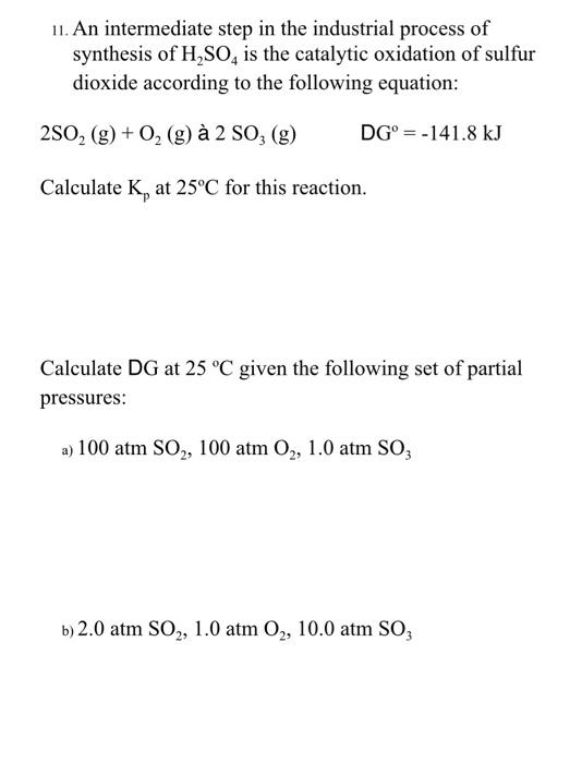 Solved Calculate DG for each reaction using DG" values: a) | Chegg.com