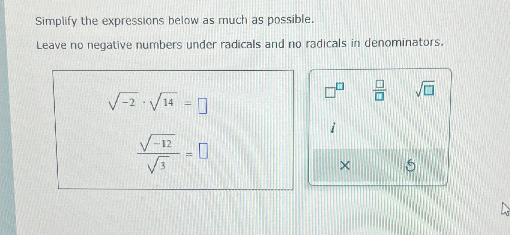 Solved Simplify the expressions below as much as | Chegg.com