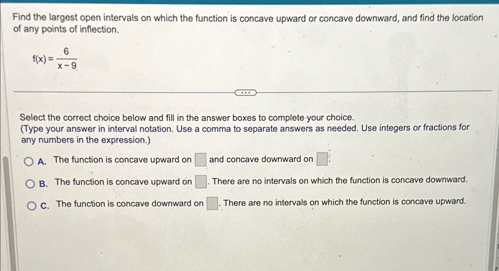 Solved Find the largest open intervals on which the function | Chegg.com