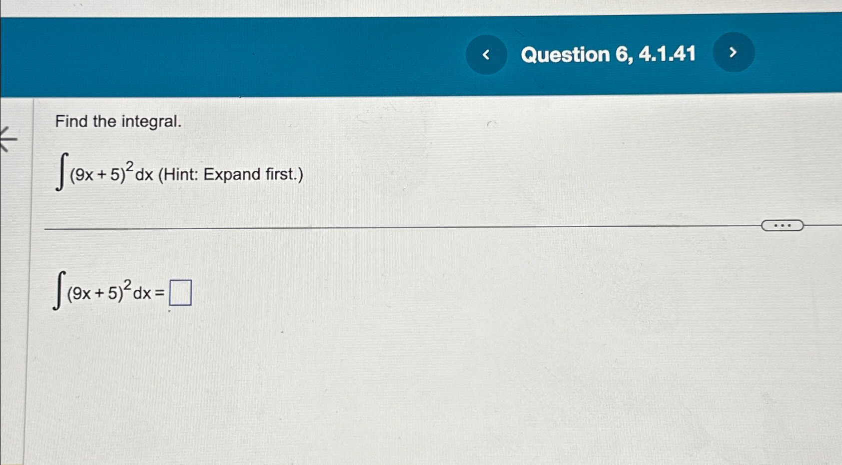 Solved Question 6 4141find The 
