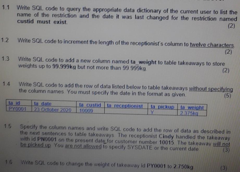 11 Write Sol Code To Query The Appropriate Data 