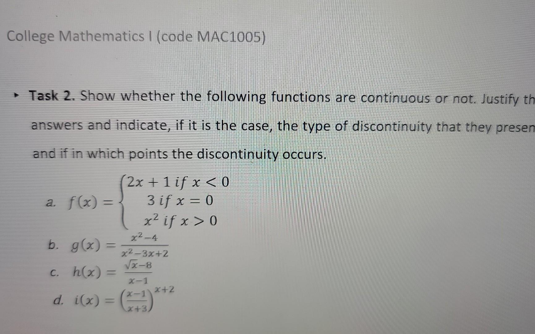 Solved The activity consists of solving five tasks with | Chegg.com