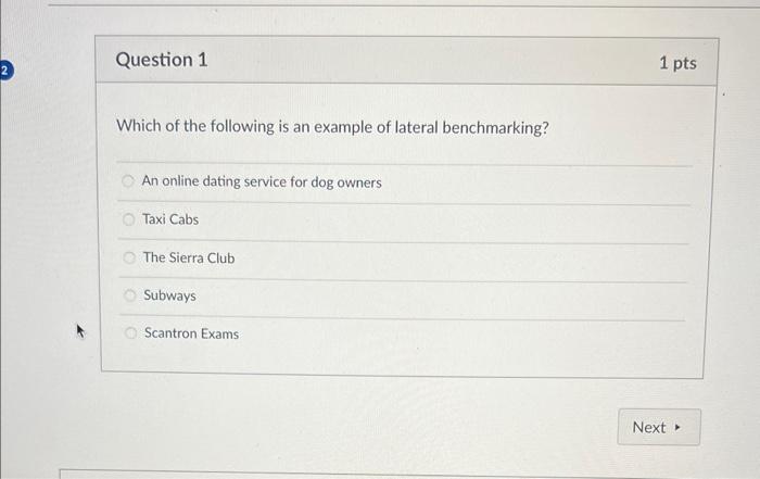 Solved Which of the following is an example of lateral | Chegg.com