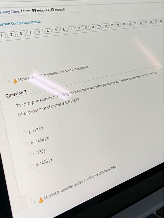 Solved aining Time: 1 hour, 59 minutes, 43 seconds. 20 | Chegg.com Solved aining Time: 1 hour, 59 minutes, 43 seconds. 20 | Chegg.com