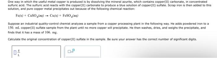 Solved A chemist prepares a solution of vanadium(III) | Chegg.com