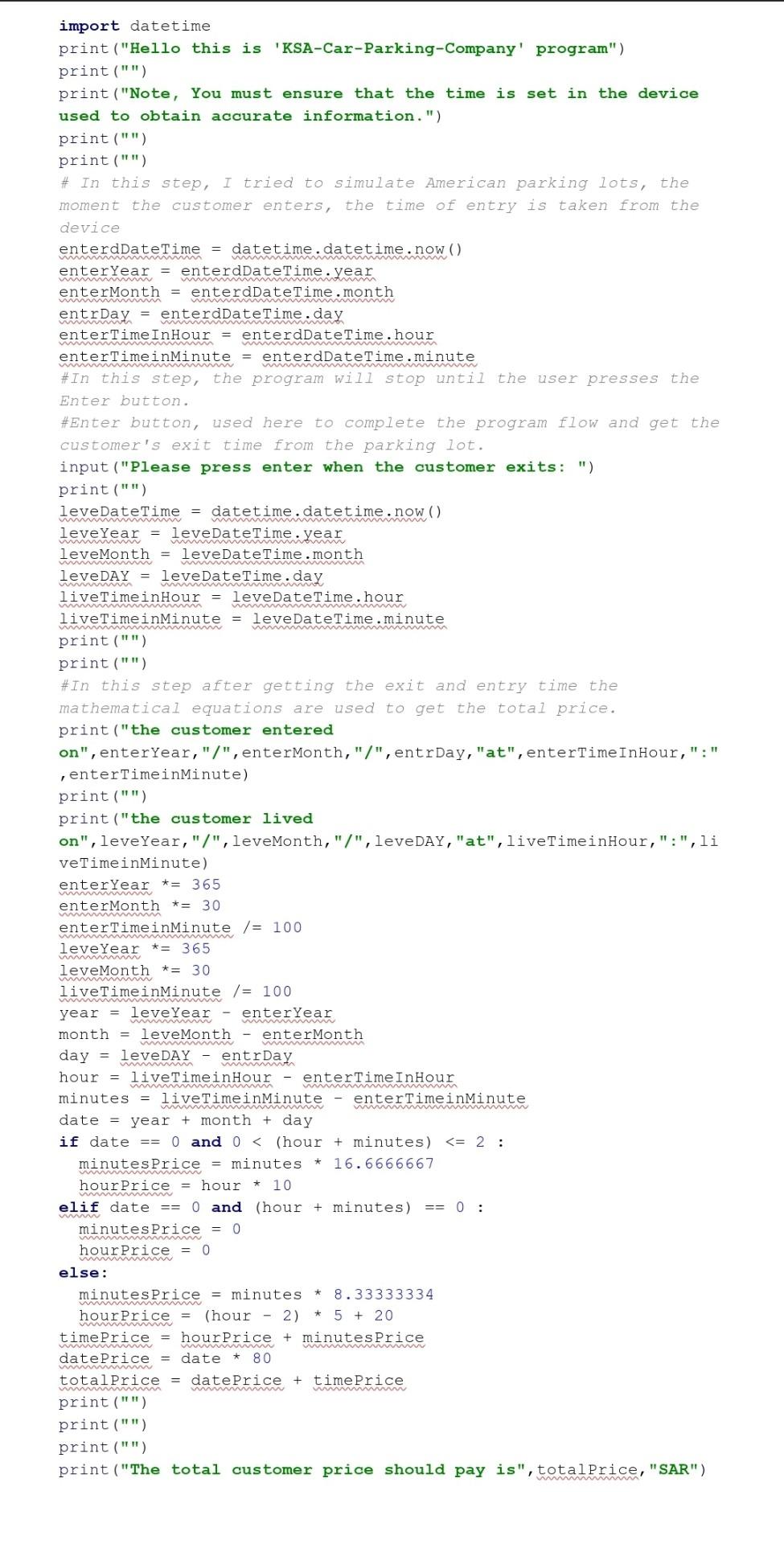 Solved I want to analyze this code (In put, processing, | Chegg.com