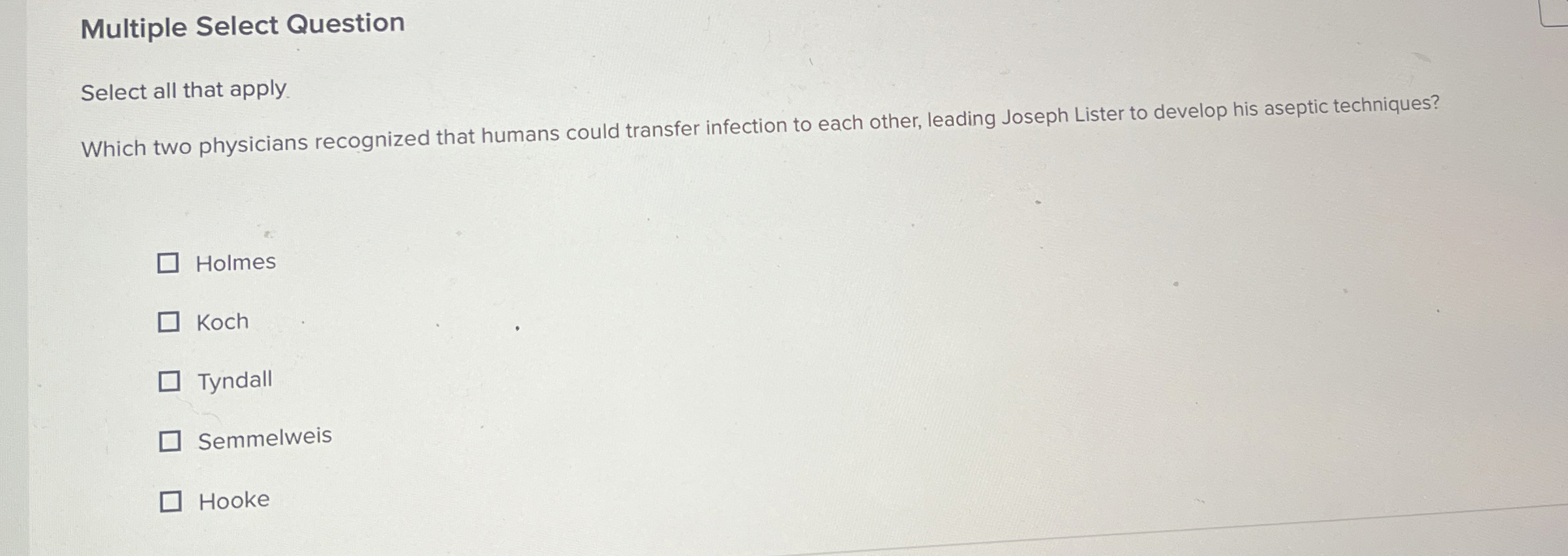 Solved Multiple Select QuestionSelect all that apply.Which | Chegg.com