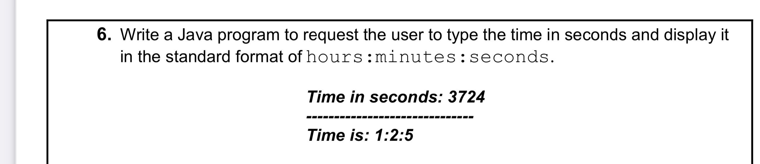 Solved Write a Java program to request the user to type the | Chegg.com