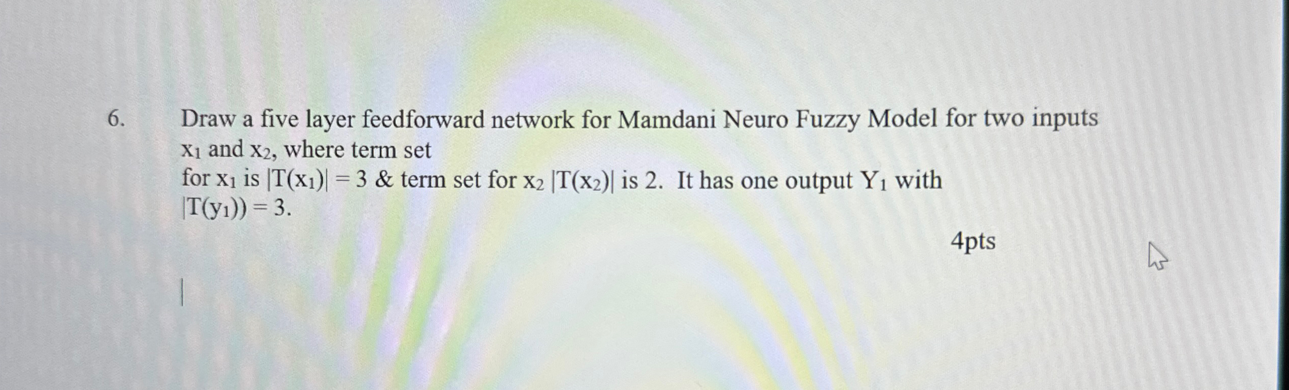 Solved Draw a five layer feedforward network for Mamdani | Chegg.com