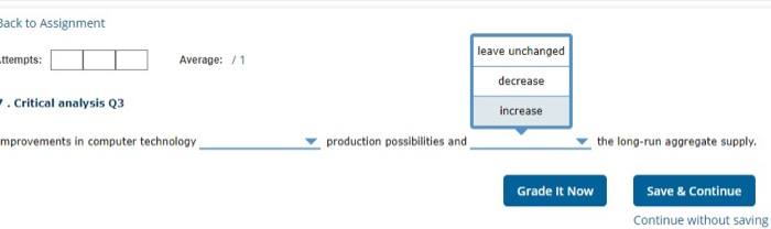 Solved Graded Homework: AD-AS model