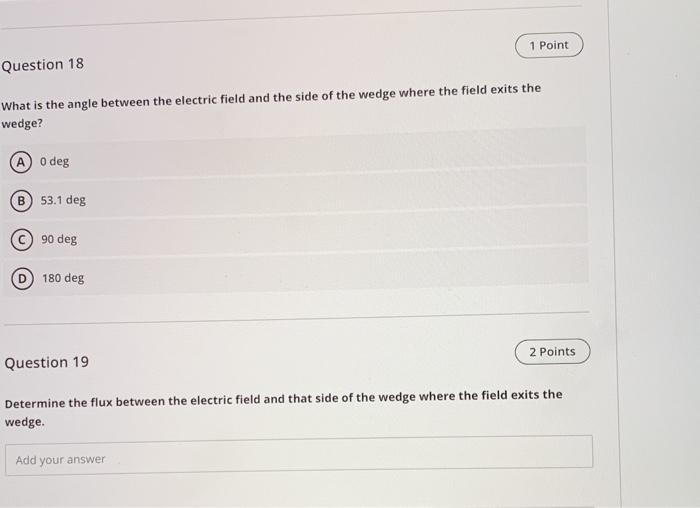 Solved Problems 12-21 A wedge-shaped object sits of the | Chegg.com