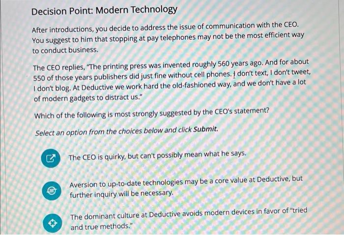 Solved After introductions, you decide to address the issue | Chegg.com