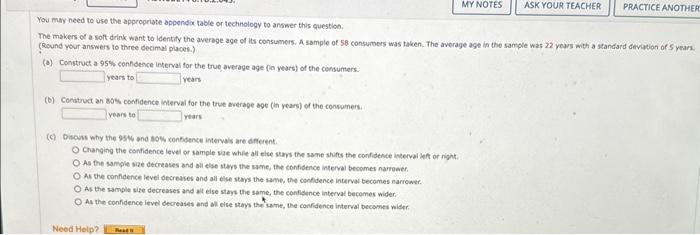[Solved]: You may need to use the appropriate appendix tabl