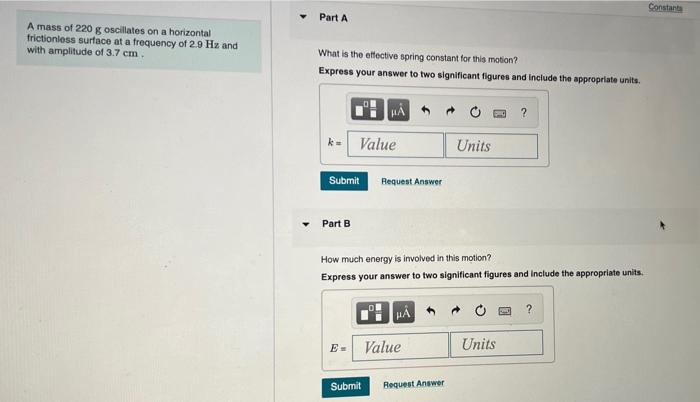 Solved Part A Consider two objects, A and B both undergoing | Chegg.com