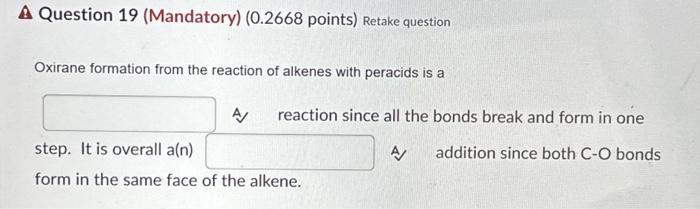 Solved Give the name of the reactive intermediate that forms | Chegg.com