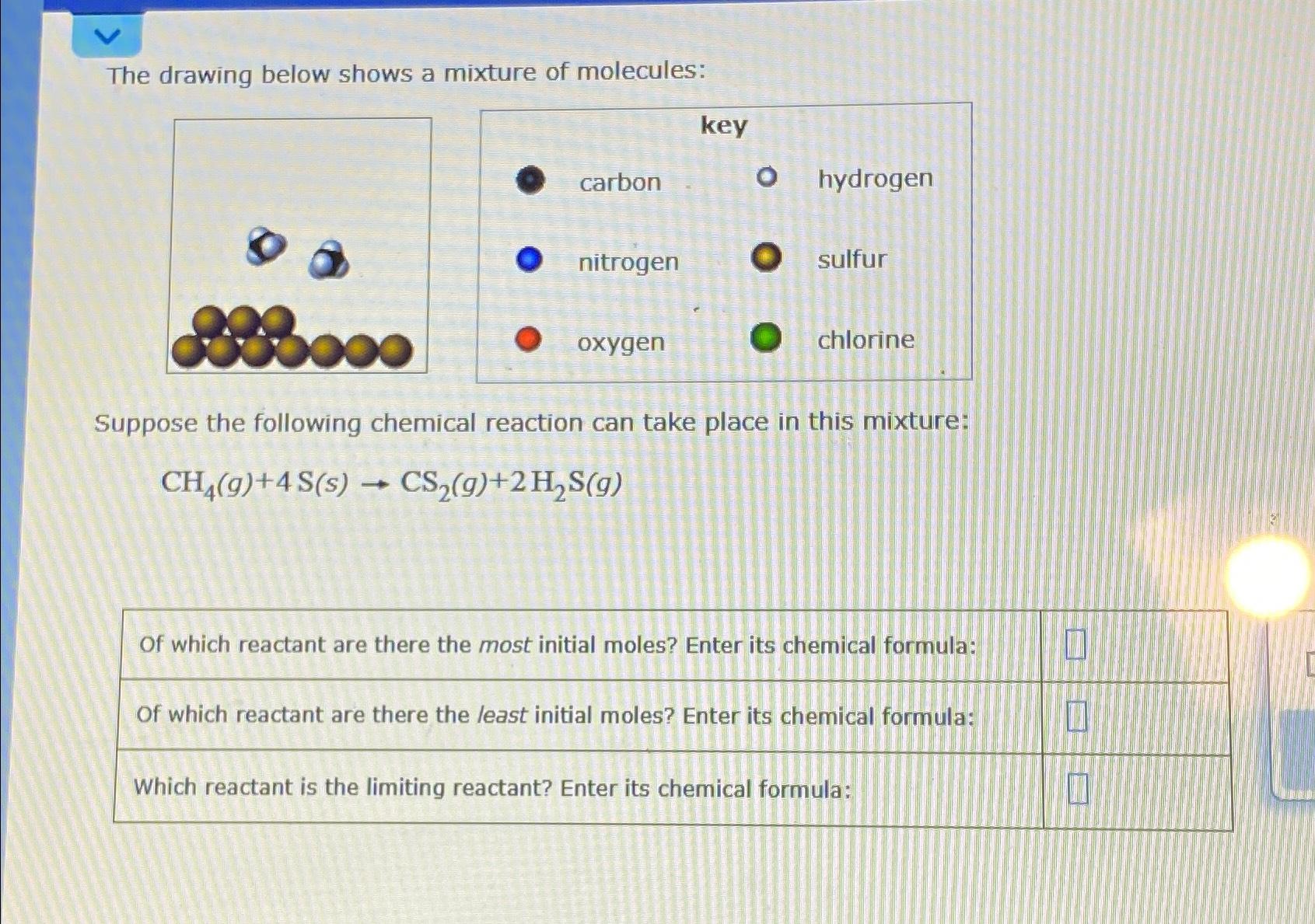 Solved The drawing below shows a mixture of | Chegg.com