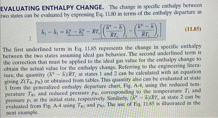 Must use the equations for real gases (Eq. 11.85 and | Chegg.com
