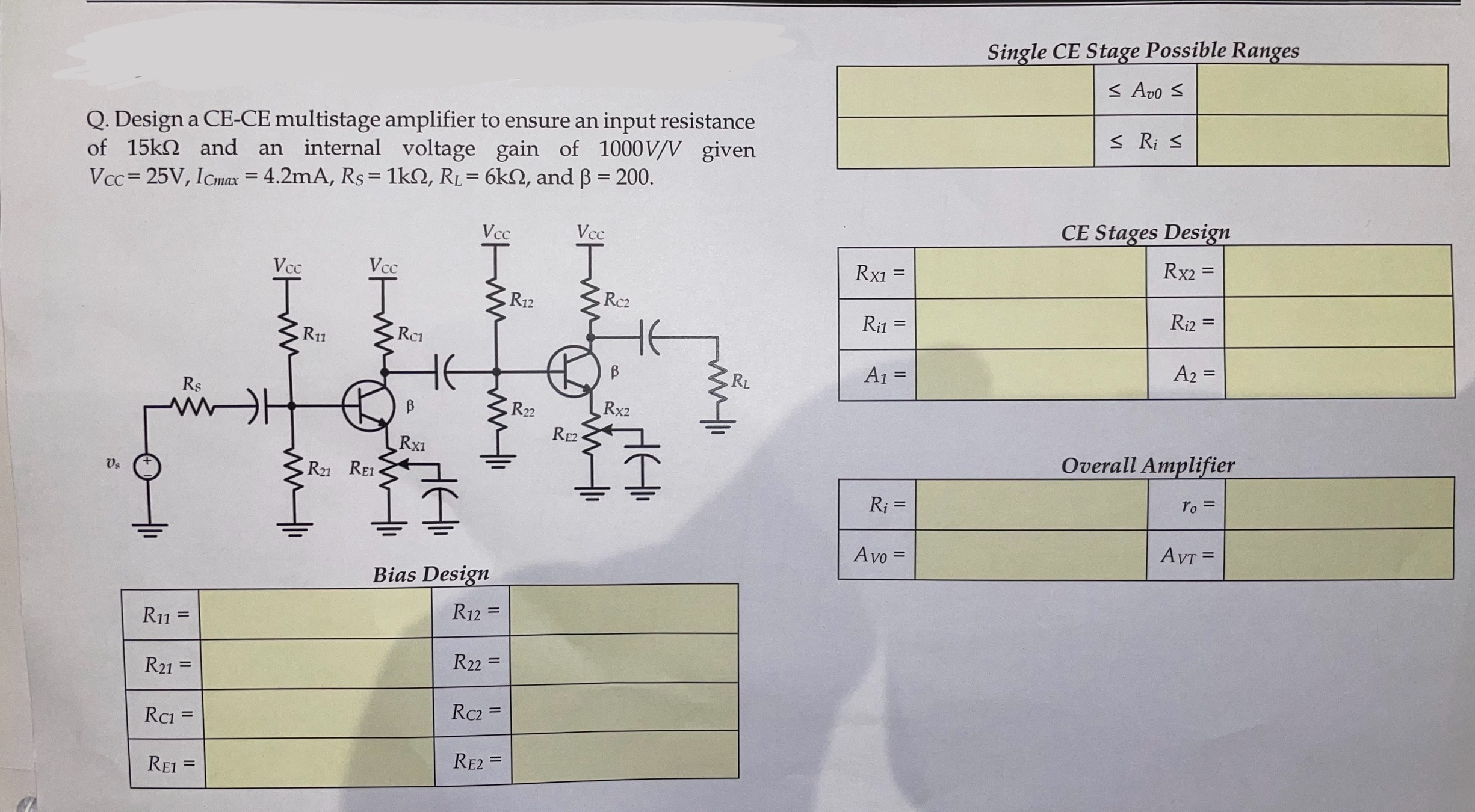 Solved Solve using Maple software or Excel ﻿Q. ﻿Design a | Chegg.com