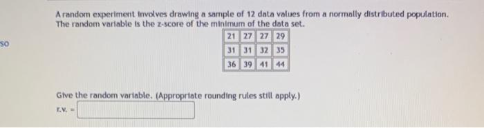 Solved A random experiment involves drawing a sample of 12 | Chegg.com