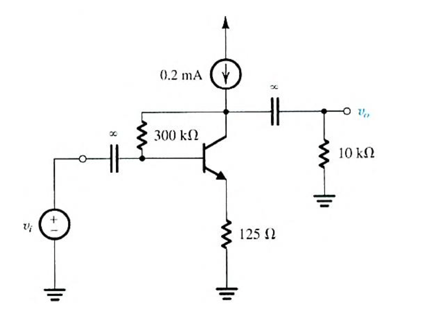Solved The BJT in the circuit has \beta = 100.(a) ﻿Find the | Chegg.com