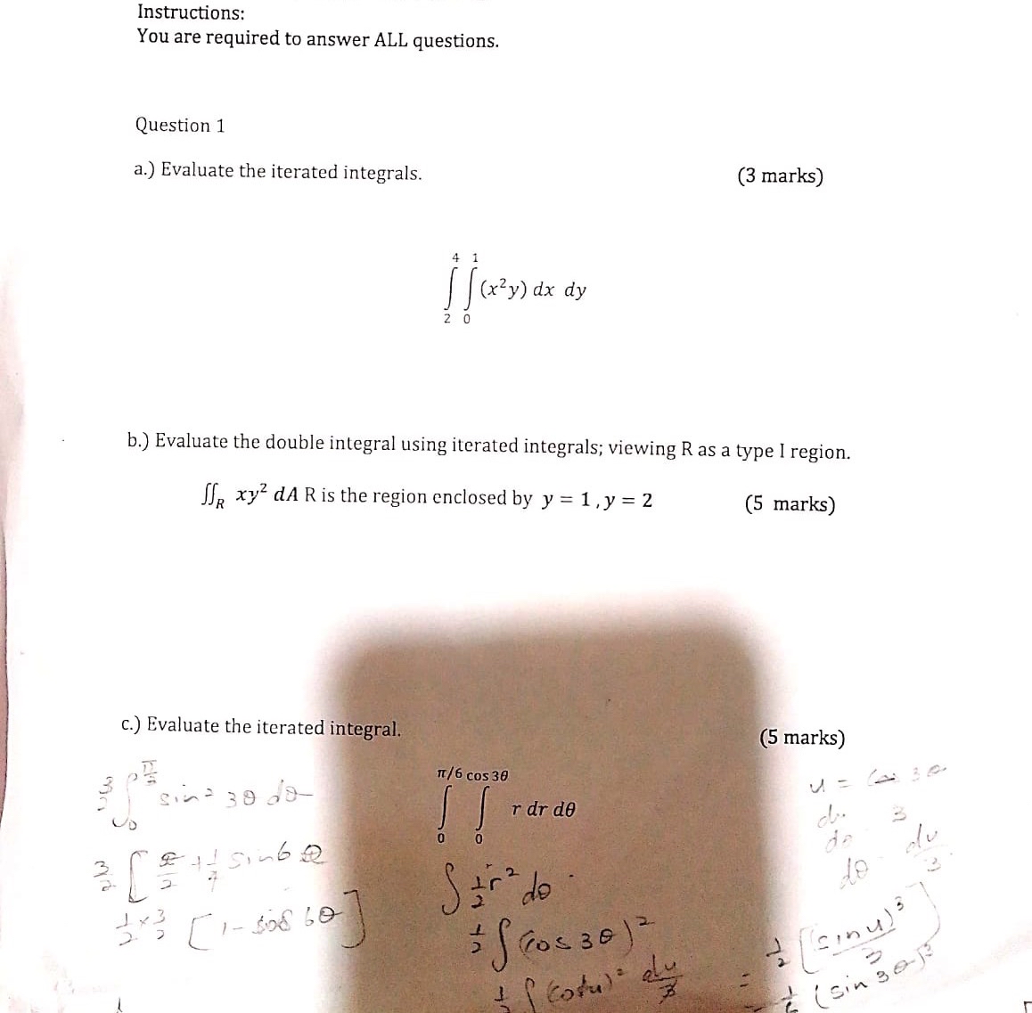 Solved Instructions:You are required to answer ALL | Chegg.com