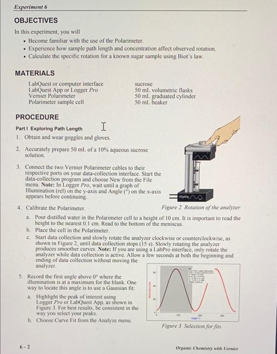 Solved Polarimetry lab report Fill in your observed rotation | Chegg.com